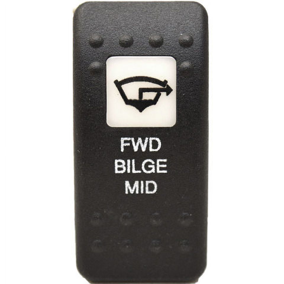 Carling Boat Rocker Switch Cover | "Fwd Bilge Mid" Lighted Actuator ...