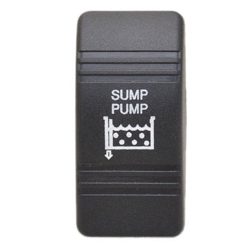 Carling Boat Rocker Switch Cover | SUMP PUMP Lighted Actuator - Walmart.com