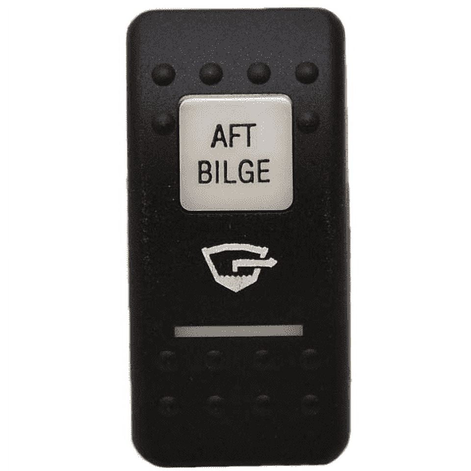 Carling Boat Rocker Switch Plate | Aft Bilge Black Actuator - Walmart.com