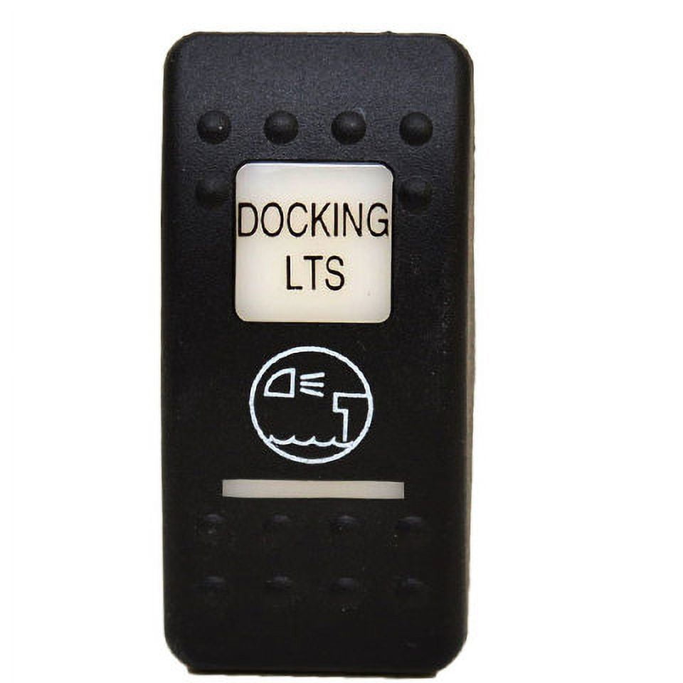 Carling Boat Rocker Switch Plate | Black Docking Lights Actuator ...