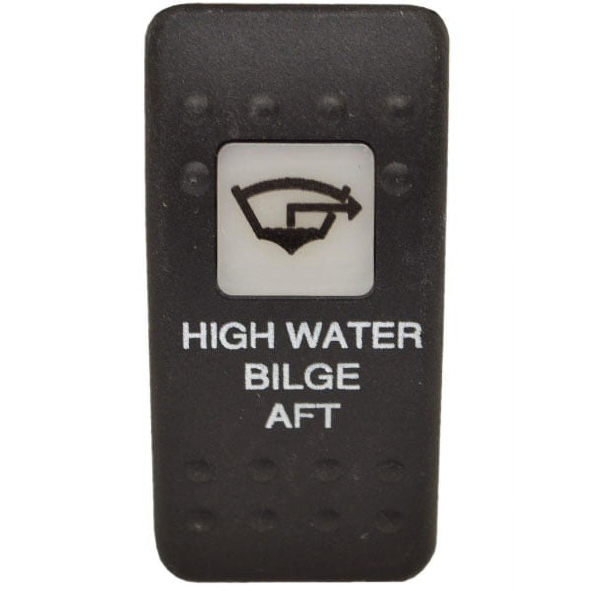 Carling Boat Rocker Switch Plate Cover | High Water Bilge Aft Actuator ...