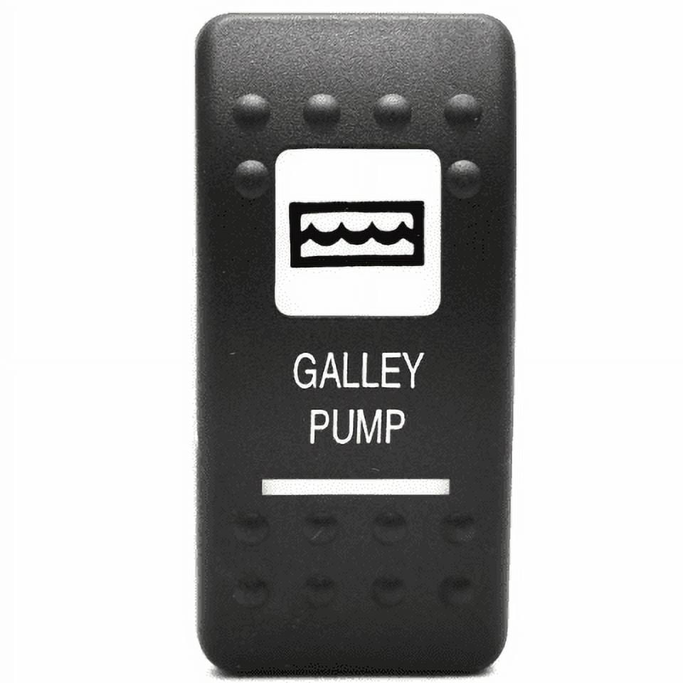 Carling Boat Rocker Switch Plate | Galley Pump Black Actuator - Walmart.com