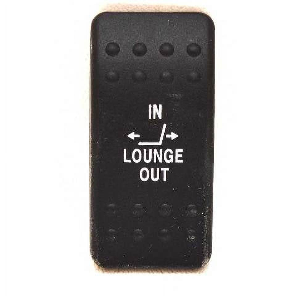 Carling Boat Rocker Switch Plate | Lounge In / Out Actuator Black ...