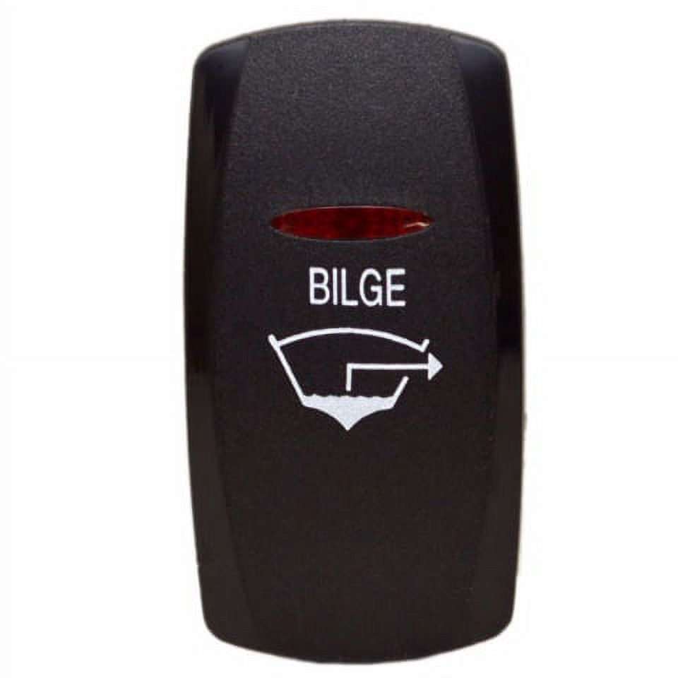 Carling Boat Rocker Switch Plate | Skiers Choice Bilge Black - Walmart.com