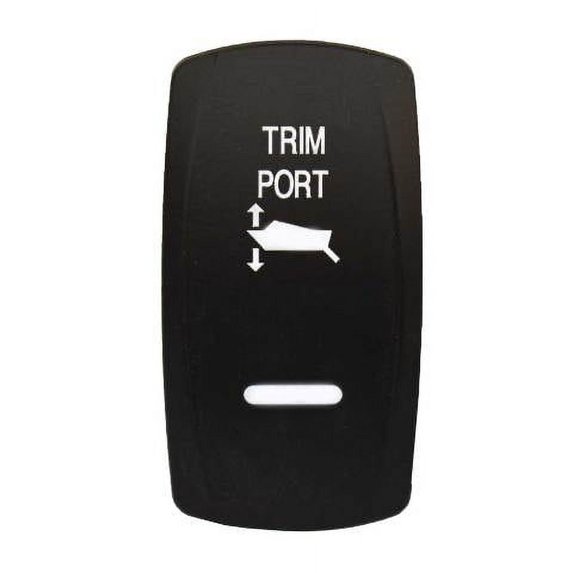 Carling Boat Rocker Switch Plate | Trim Port Black Actuator - Walmart.com