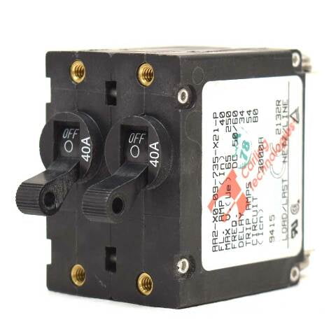 Carling Boat Toggle Circuit Breaker AA2-X0-09-735-X21-P | 65V 40A ...