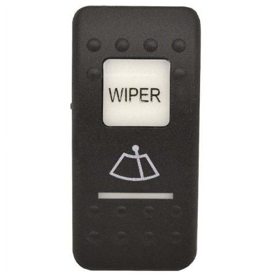 Carling Boat Wiper Switch Plate 3951051 | Illuminated Black - Walmart.com