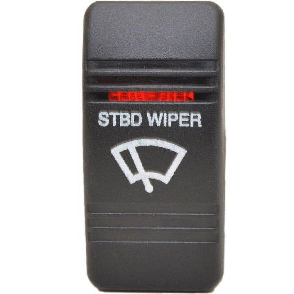 Carling Contura III Boat Rocker Switch Actuator | STBD Wiper Black ...