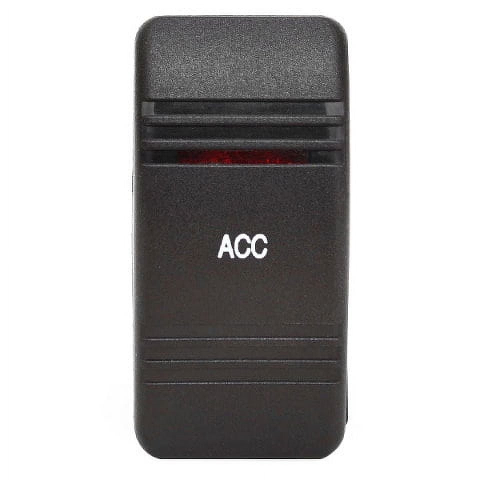 Carling Contura III On/Off Boat Rocker Switch | 5 Spade 12 Volt Lighted ...