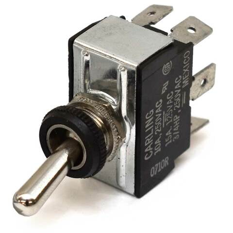 Carling On/Off Boat Toggle Switch | 10A 250V / 15A 125V 6-Spade ...