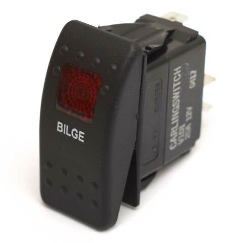 Carling On/Off Contura II Boat Rocker Switch | Bilge 3 Spade 12 Volt ...