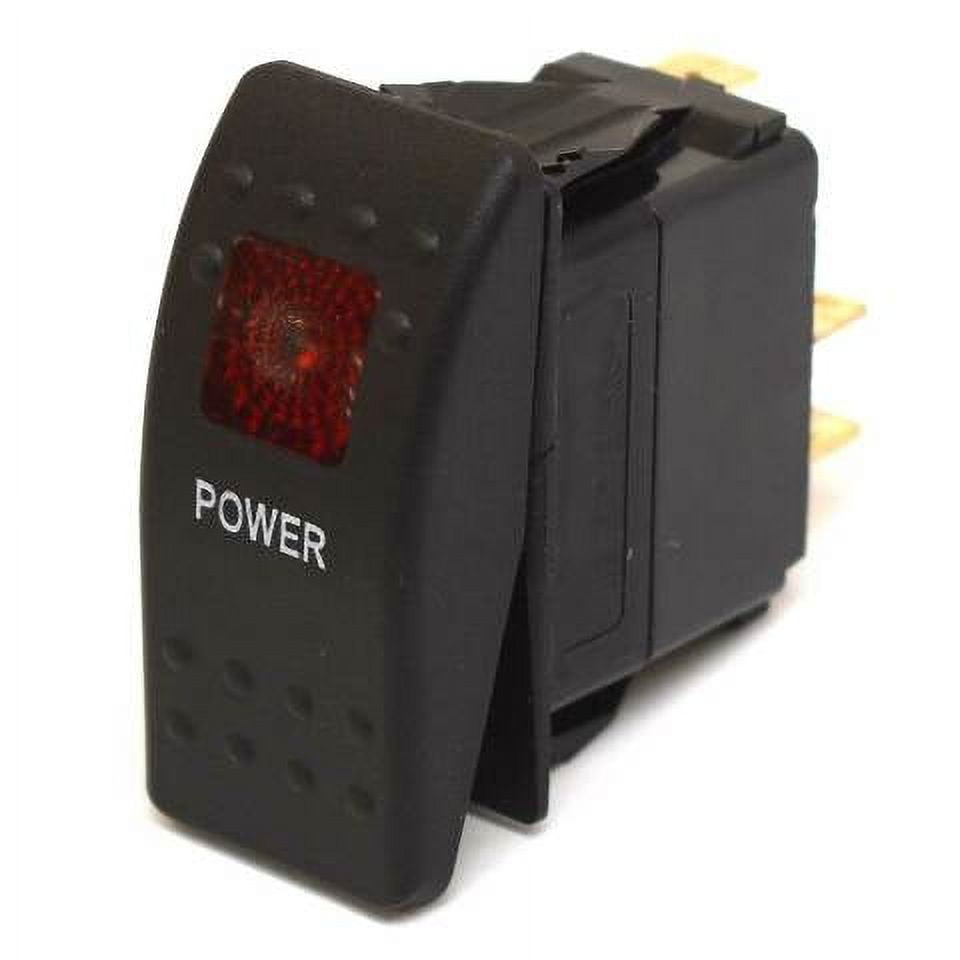 Carling On/Off Contura II Boat Rocker Switch | Power 3 Spade 12 Volt ...