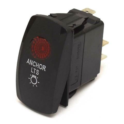 Carling On/Off Contura V Boat Rocker Switch | Anchor LTS 3 Spade 12V ...