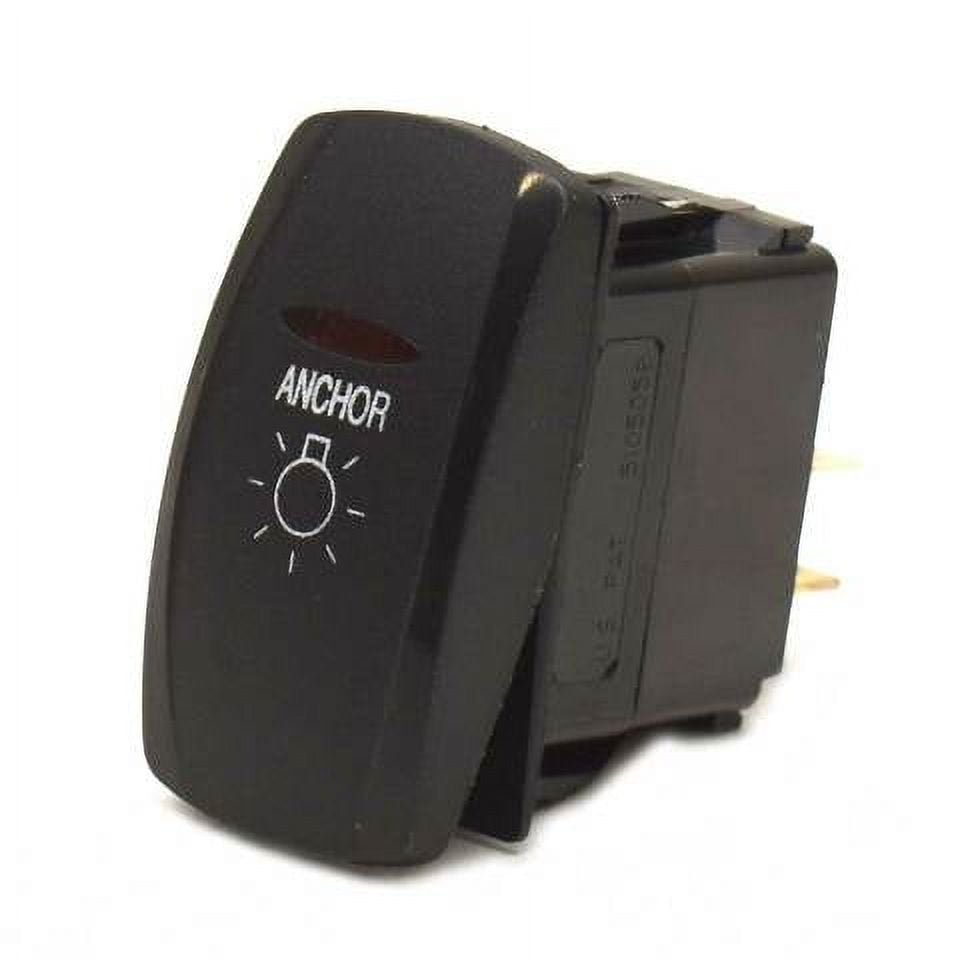 Carling On/Off Contura V Boat Rocker Switch | Anchor Light 3 Spade 12V ...