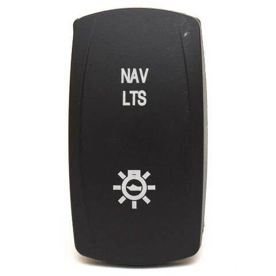 Carling On/Off Contura V Boat Rocker Switch | Nav Lights 6 Spade 12V ...