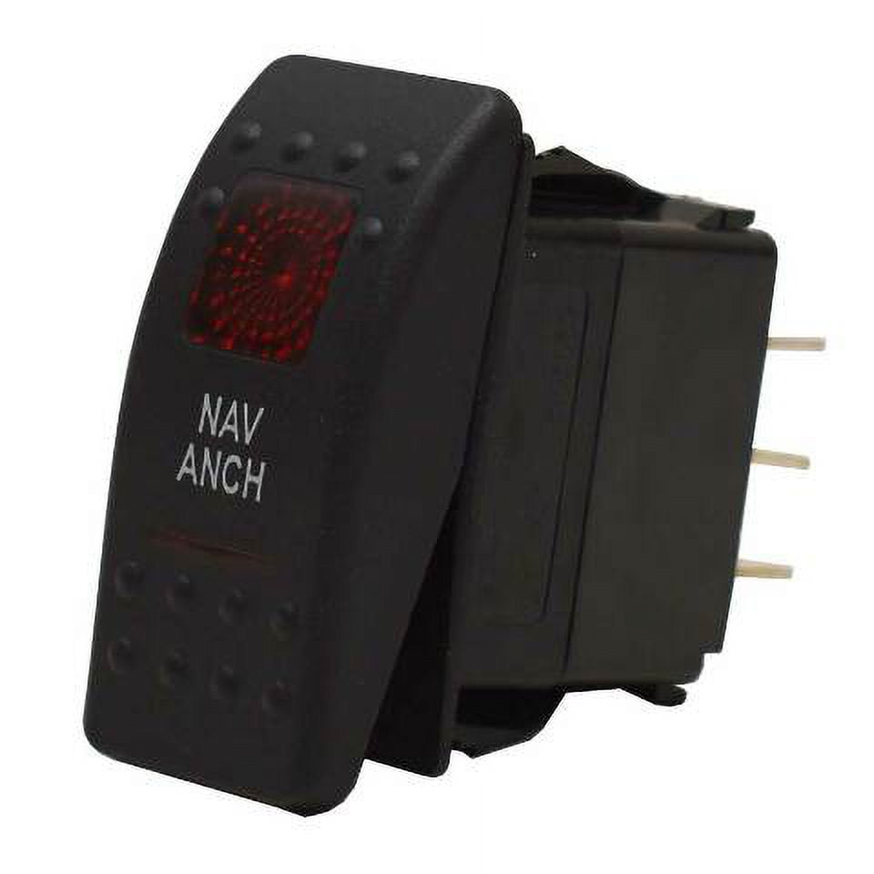 Carling On/Off/On Contura II Boat Rocker Switch | Nav / Anch 4-Spade ...