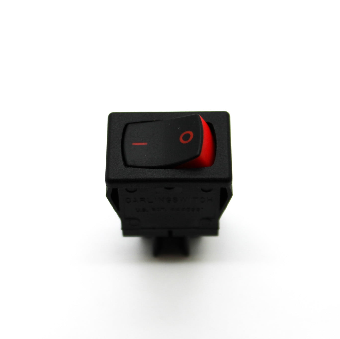 Carling Technologies 62116919-0-9-V 8A 250V SPST Black Rocker Switch ...