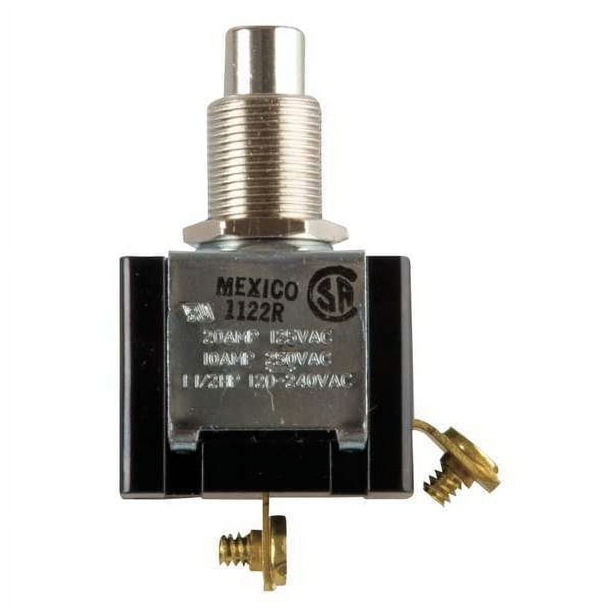 Carling Technologies Miniature Push Button Switch,20A @ 125V PA304 - Walmart.com