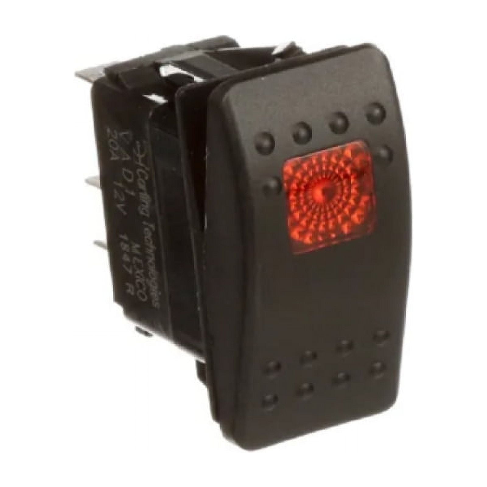 Carling Technologies Snap-In Rocker Switch VAD1260B-AEC00-000 - Walmart.com