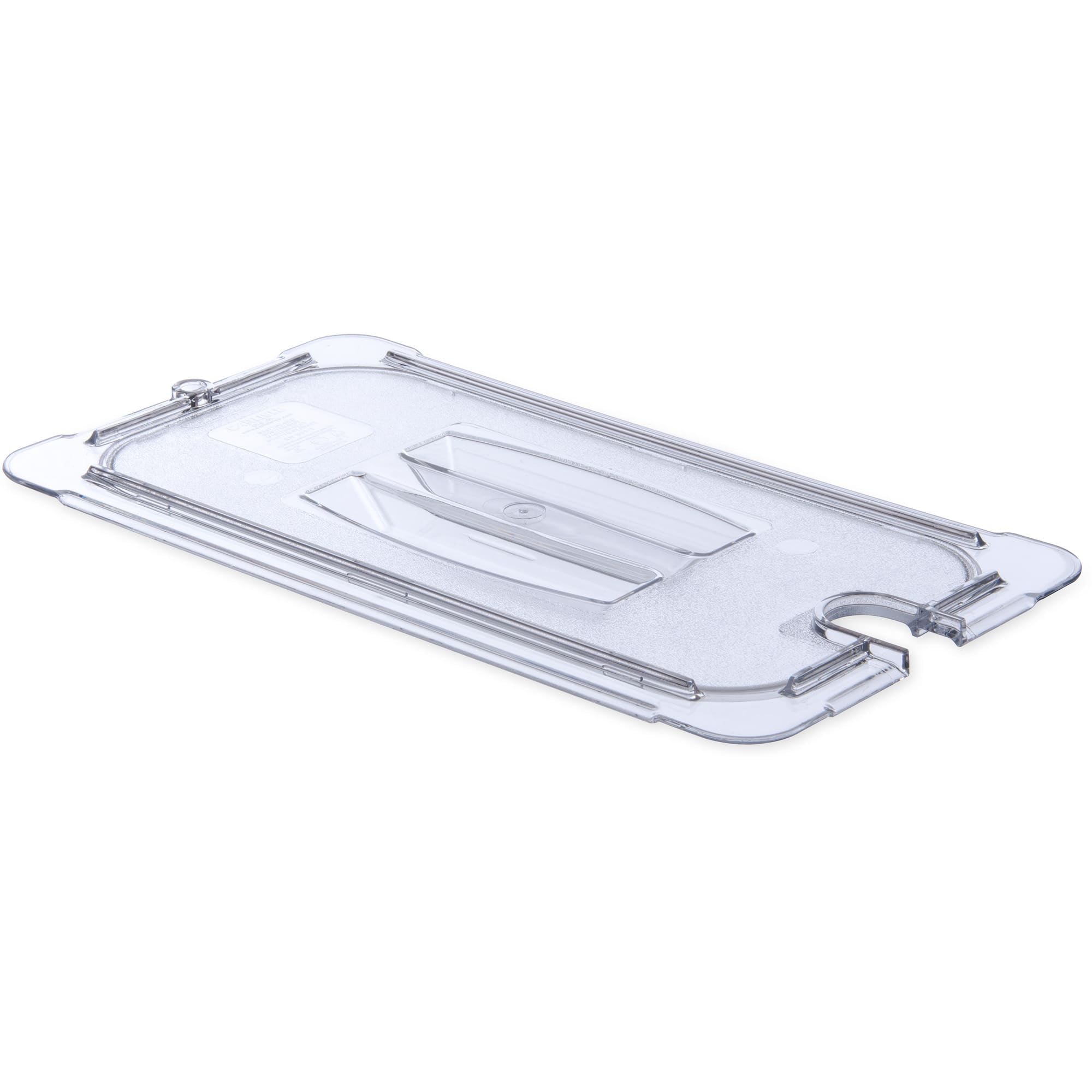 Carlisle 10271U07 StorPlus Clear Third-Size Notched Food Pan Lid ...