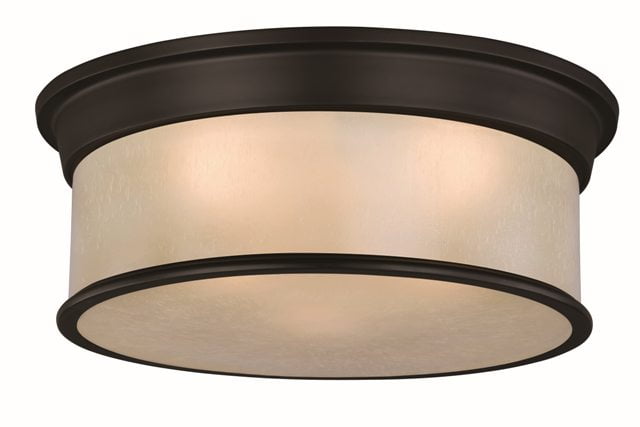 Carlisle 16" Flush Mount Noble Bronze - Walmart.com