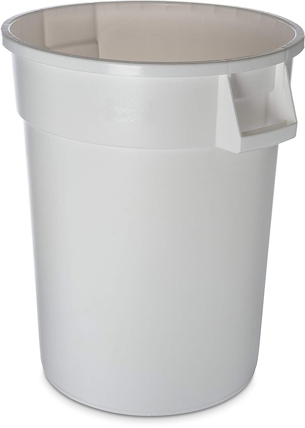 Carlisle 34103202 Bronco Round Waste Container Only, 32 Gallon, White ...