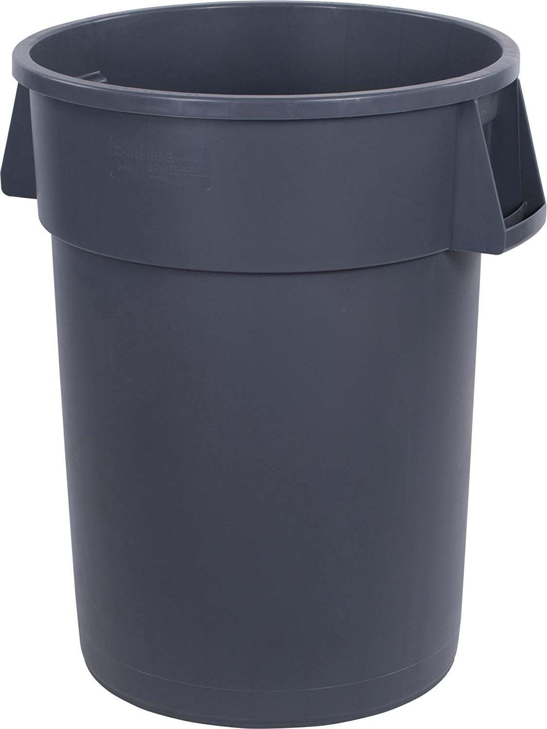 Carlisle 34104423 Bronco Round Waste Container Only, 44 Gallon, Gray ...