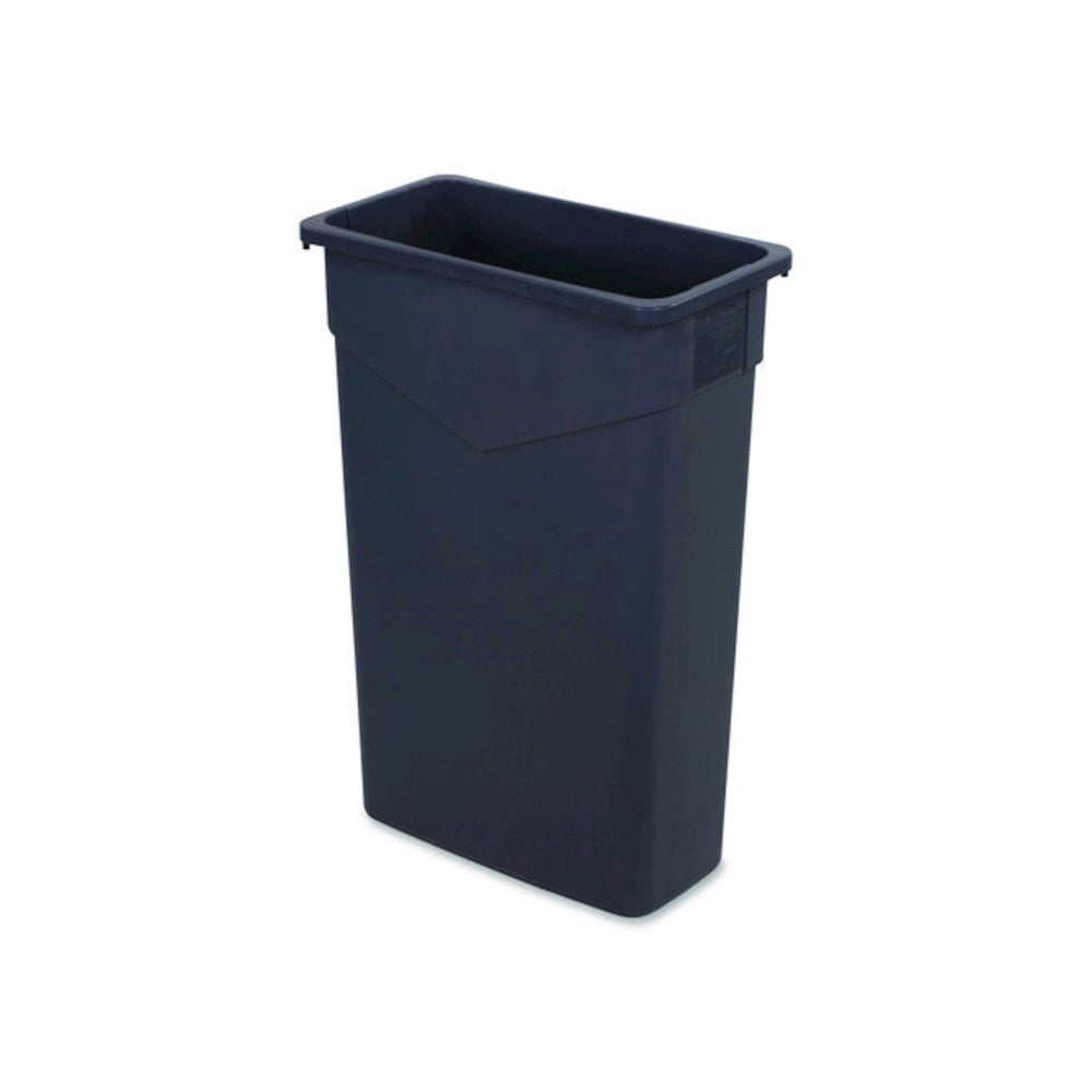 Carlisle 23 Gallon TrimLine Plastic Indoor Garbage Bin, Space Saving ...