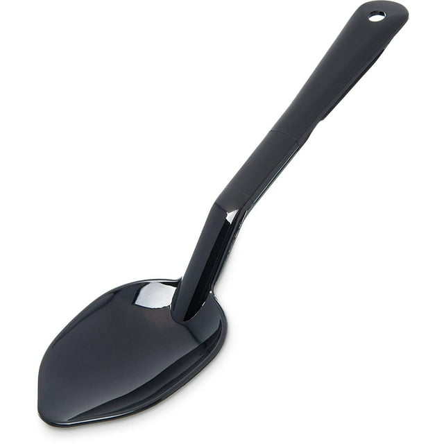 Carlisle 441003 Serving Spoons, 11-Inch, Polycarbonate, Black Case of ...