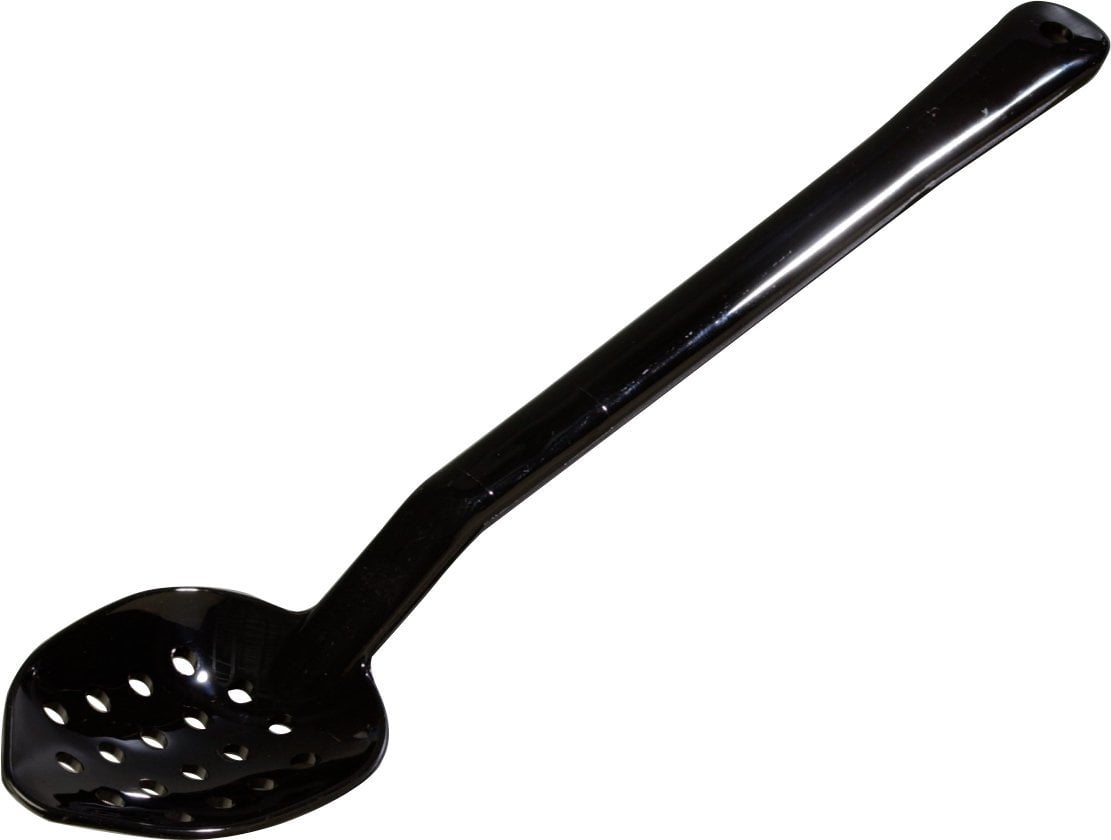 Carlisle 443103 High Heat Perforated Serving Spoon, 15", Black ...