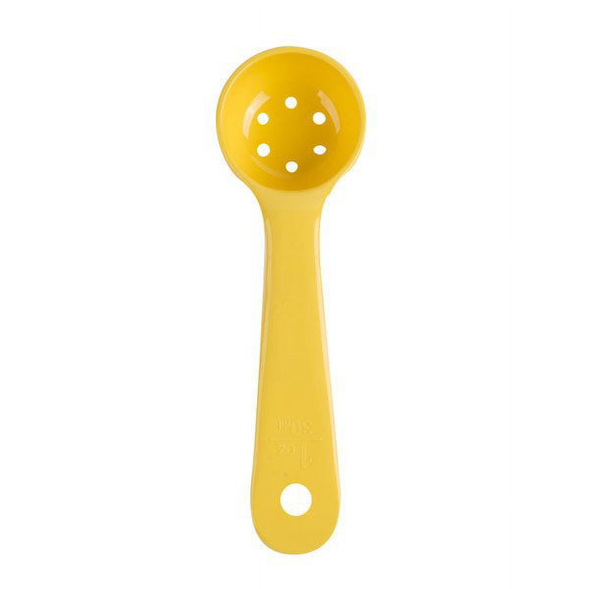 Carlisle 492304 Measure Misers 1 oz. Yellow Acetal Short Handle ...