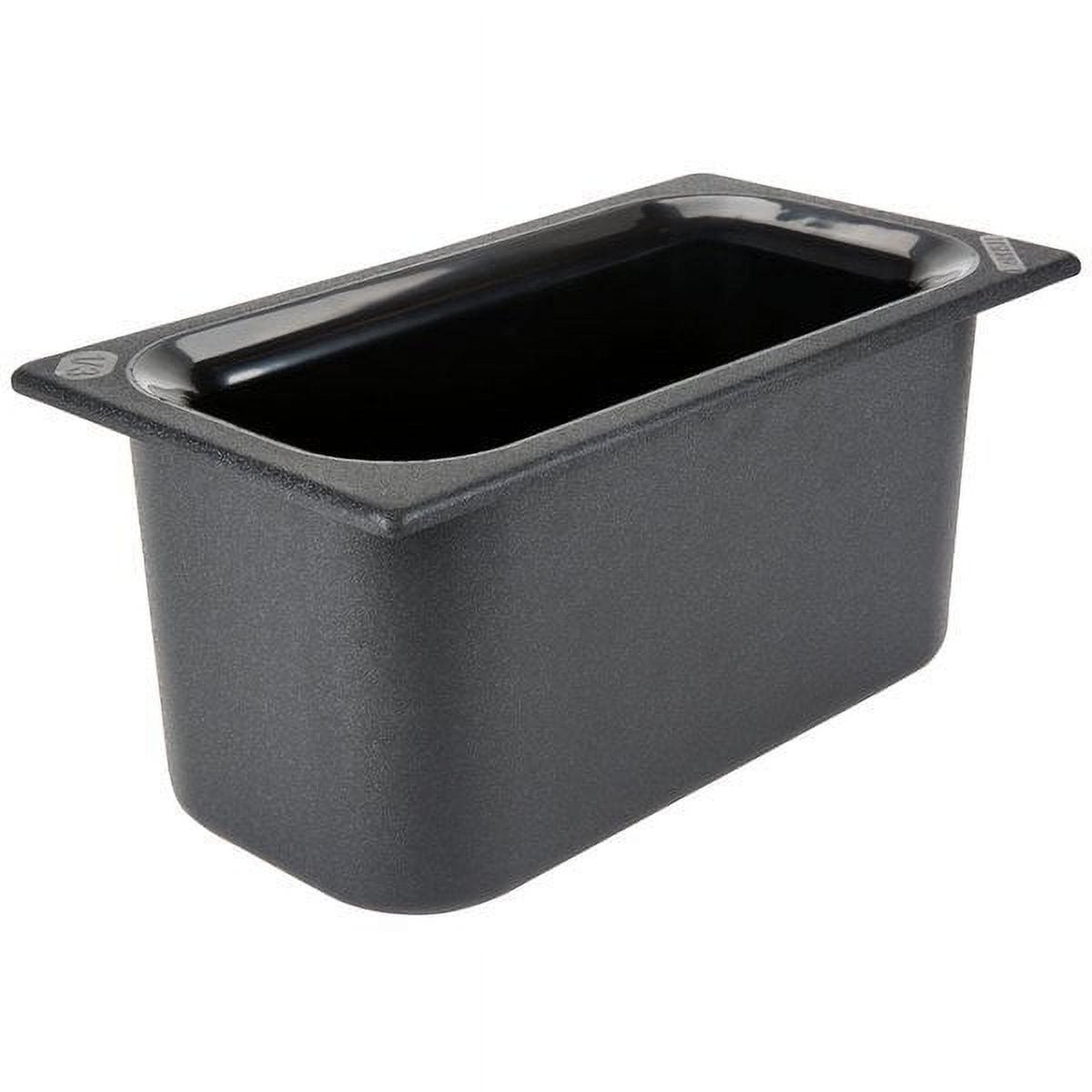 Carlisle CM110203 Coldmaster 1/3 Size Black Cold ABS Plastic Food Pan ...