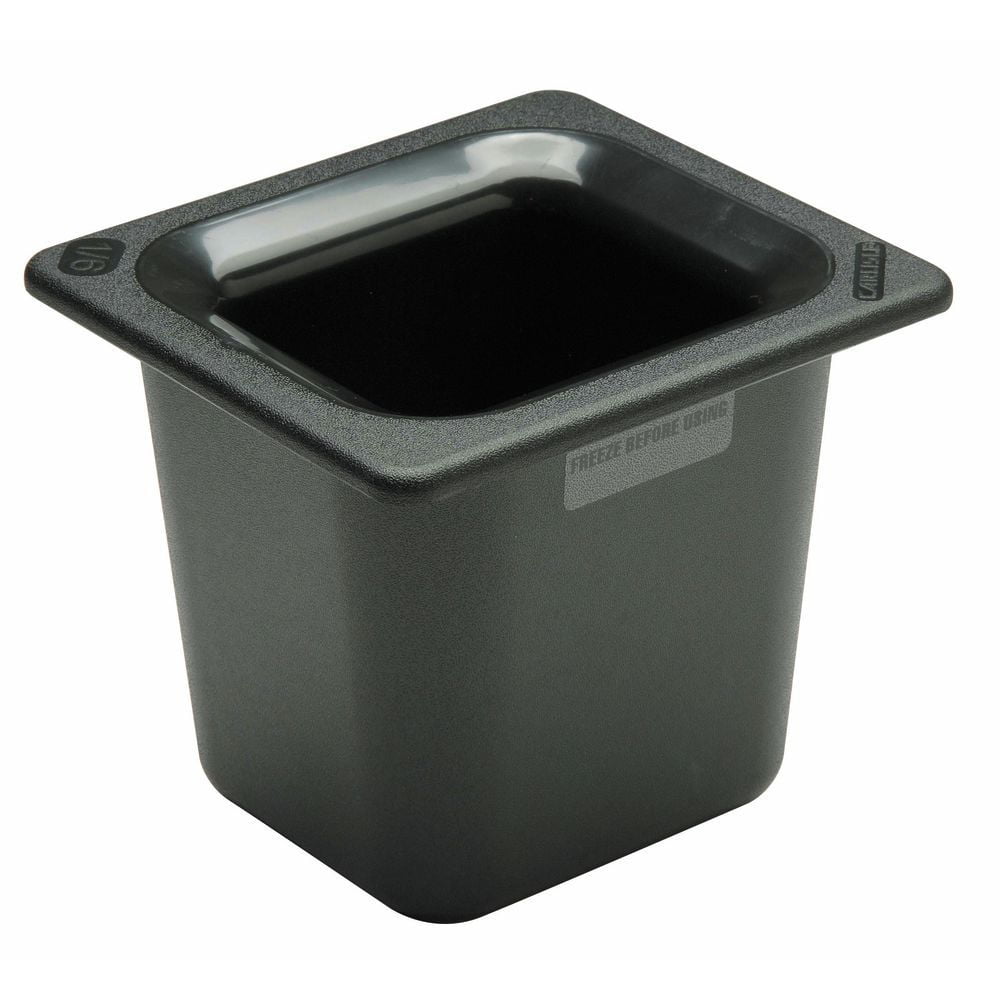 Carlisle Coldmaster® Deep Food Pan 1/6 Size - Black CM110403 - Walmart.com