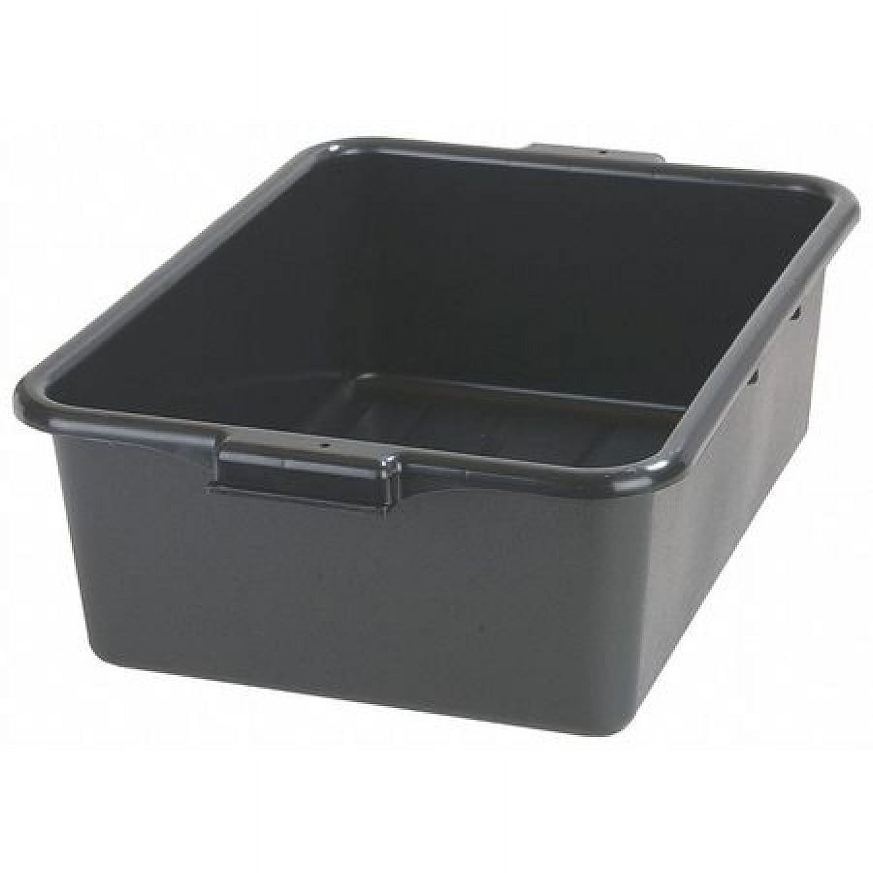 Carlisle Foodservice Tote Box, Black, Polyethylene N4401103 - Walmart.com