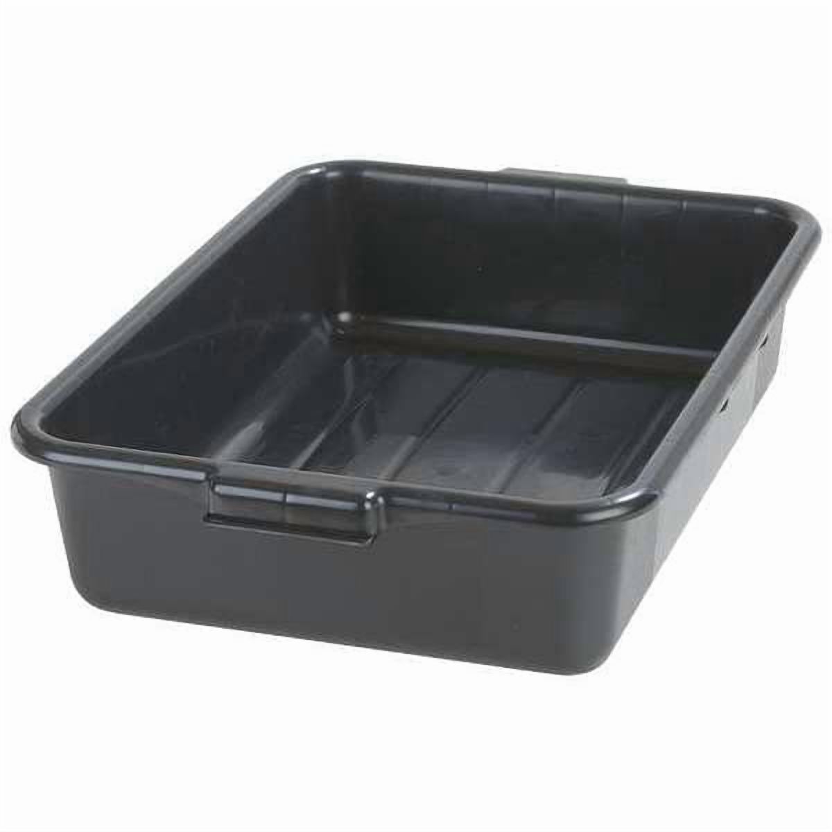Carlisle Foodservice Tote Box, Black, Polyethylene N4401003 - Walmart.com