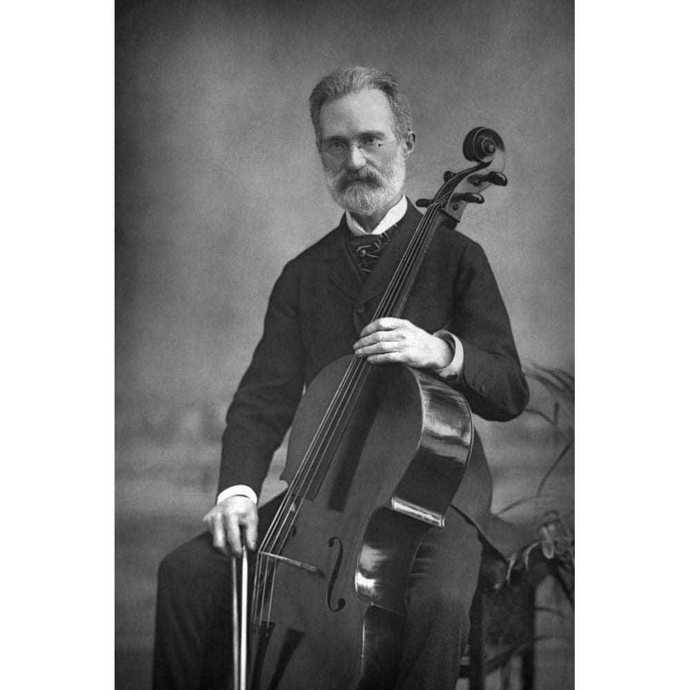 Carlo Alfredo Piatti N(1822-1901). Italian Cellist. Photograph By W ...