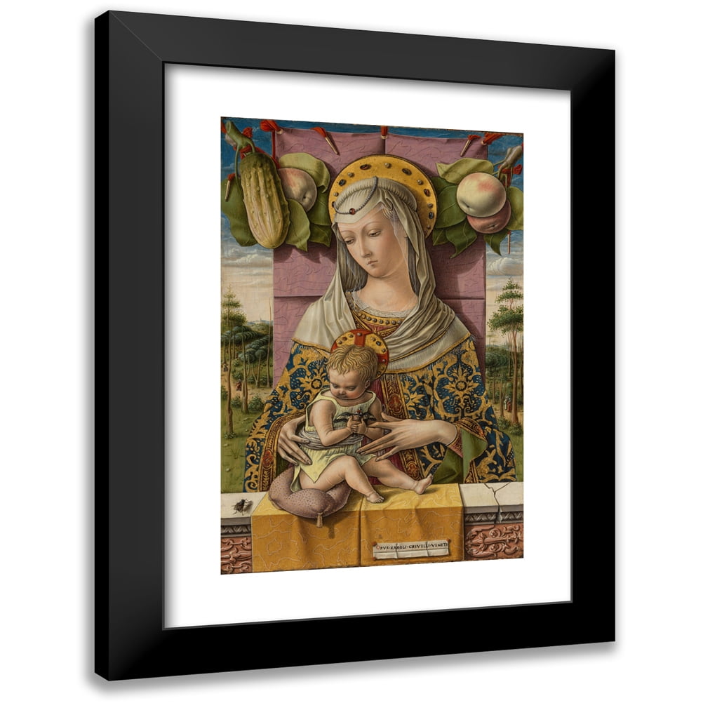 Carlo Crivelli 17x24 Black Modern Framed Museum Art Print Titled ...