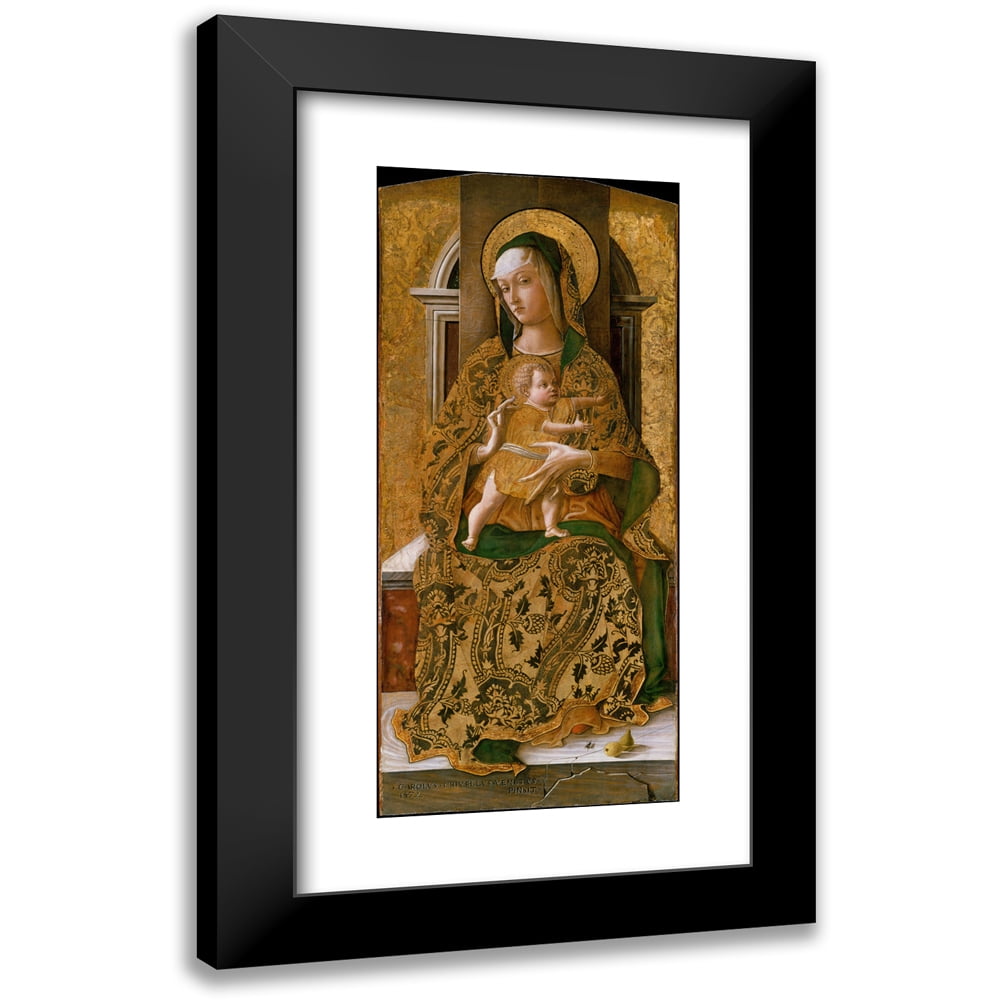 Carlo Crivelli 8x14 Black Modern Framed Museum Art Print Titled ...