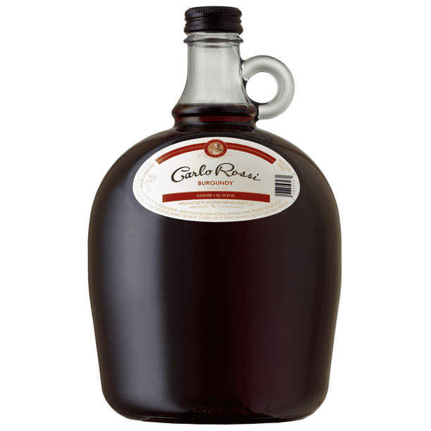 Carlo Rossi Burgundy Red Wine, 3L Bottle - Walmart Business Supplies