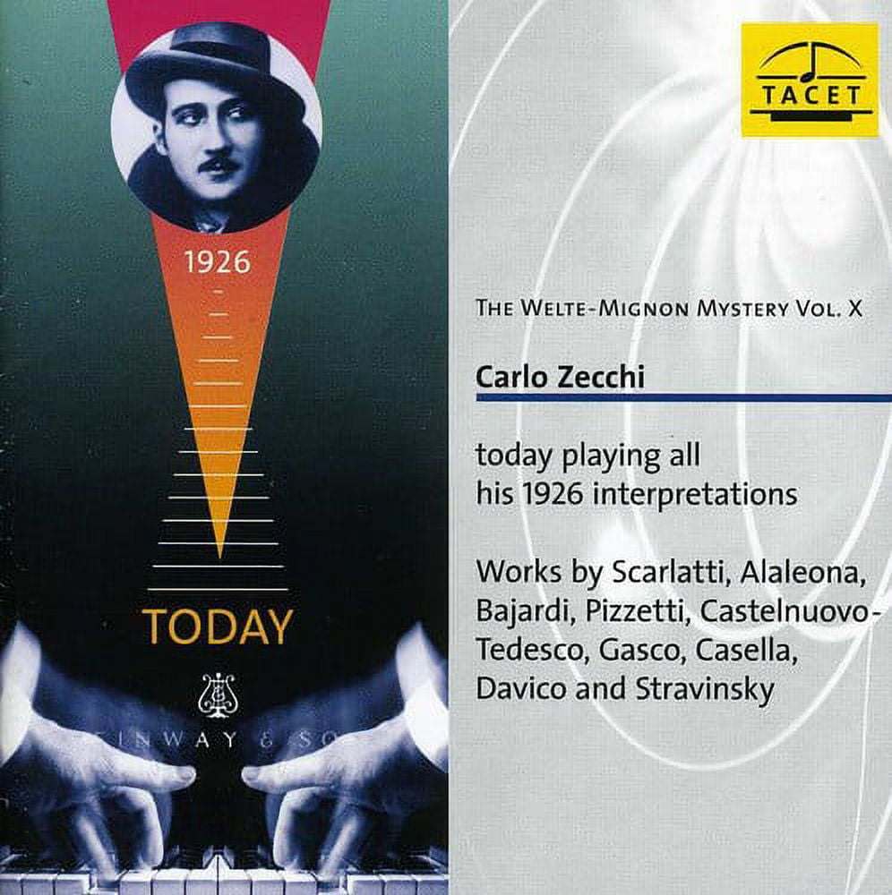 Carlo Zecchi - Welte-Mignon Mystery 10: Carlo Zecchi - Music ...