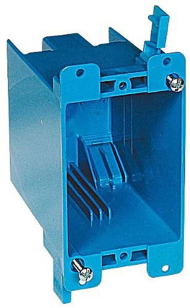 Carlon 1-Gang 20 cu in Blue PVC Old Work Electrical Switch and Outlet ...