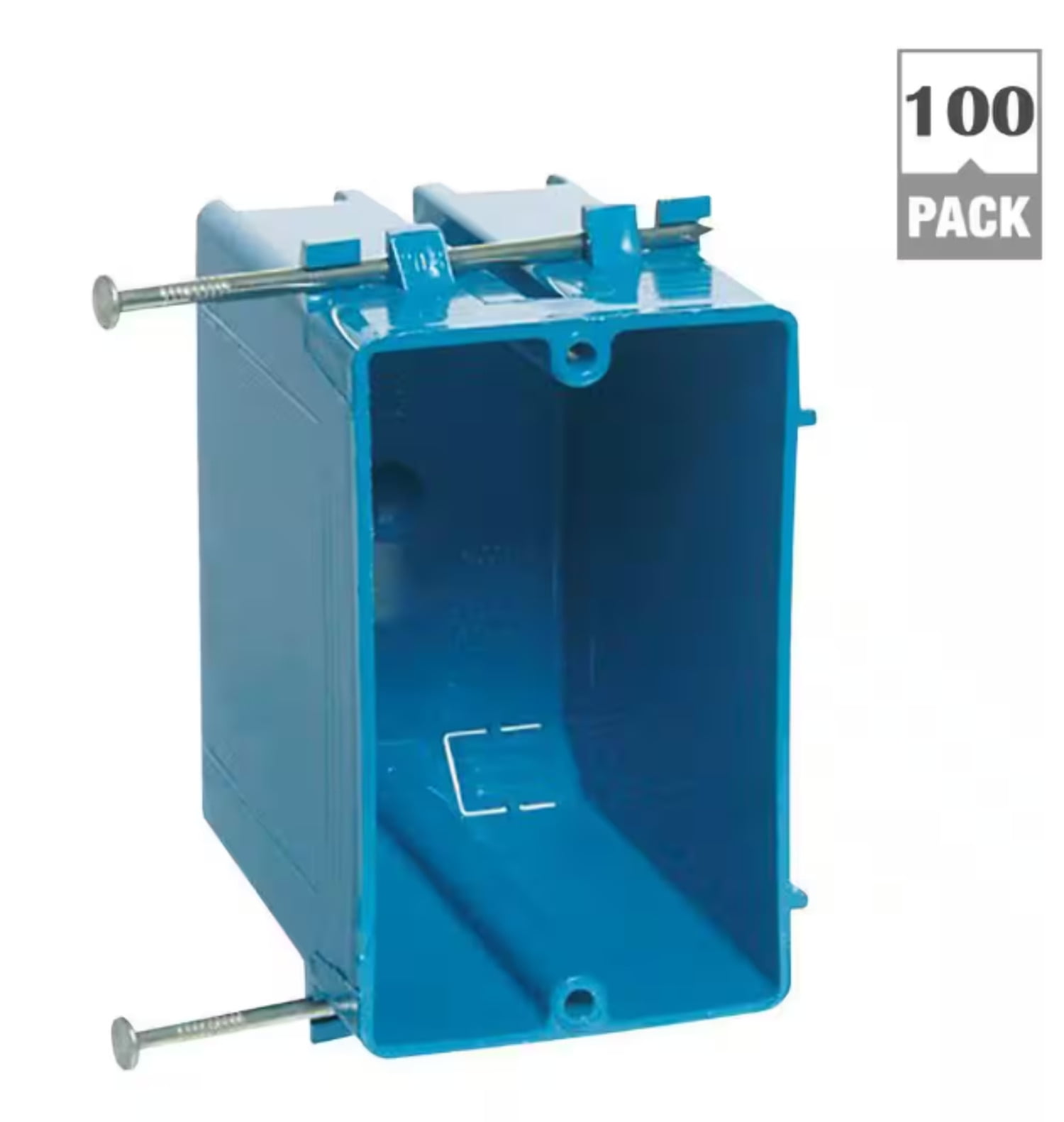 Carlon 1-Gang 20 cu. in. New Work PVC Electrical Outlet Box (Case of ...