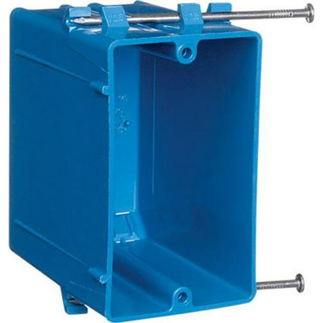 Carlon 1-Gang PVC Molded Wall Switch Box B122AUPC - Walmart.com