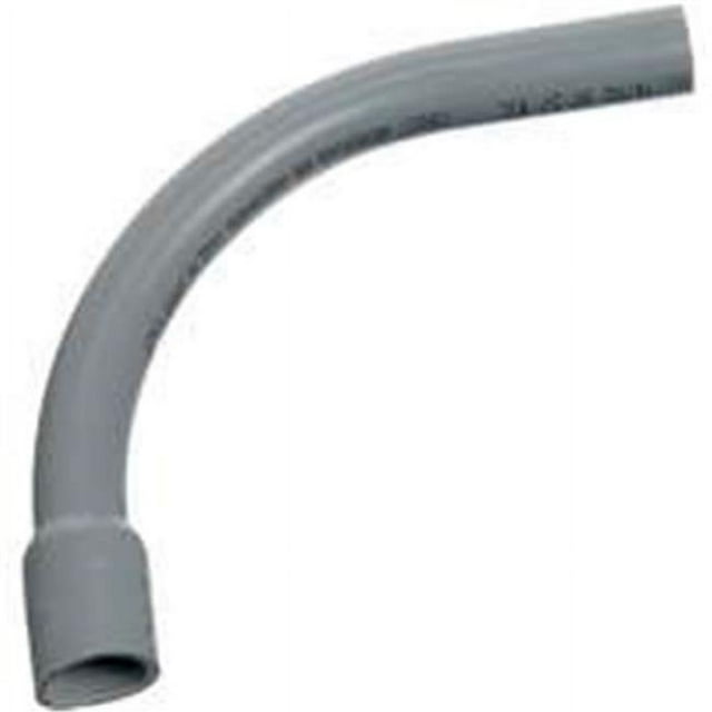 Carlon 2-1/2 In. Schedule 40 90 Deg Standard Radius Belled End PVC ...