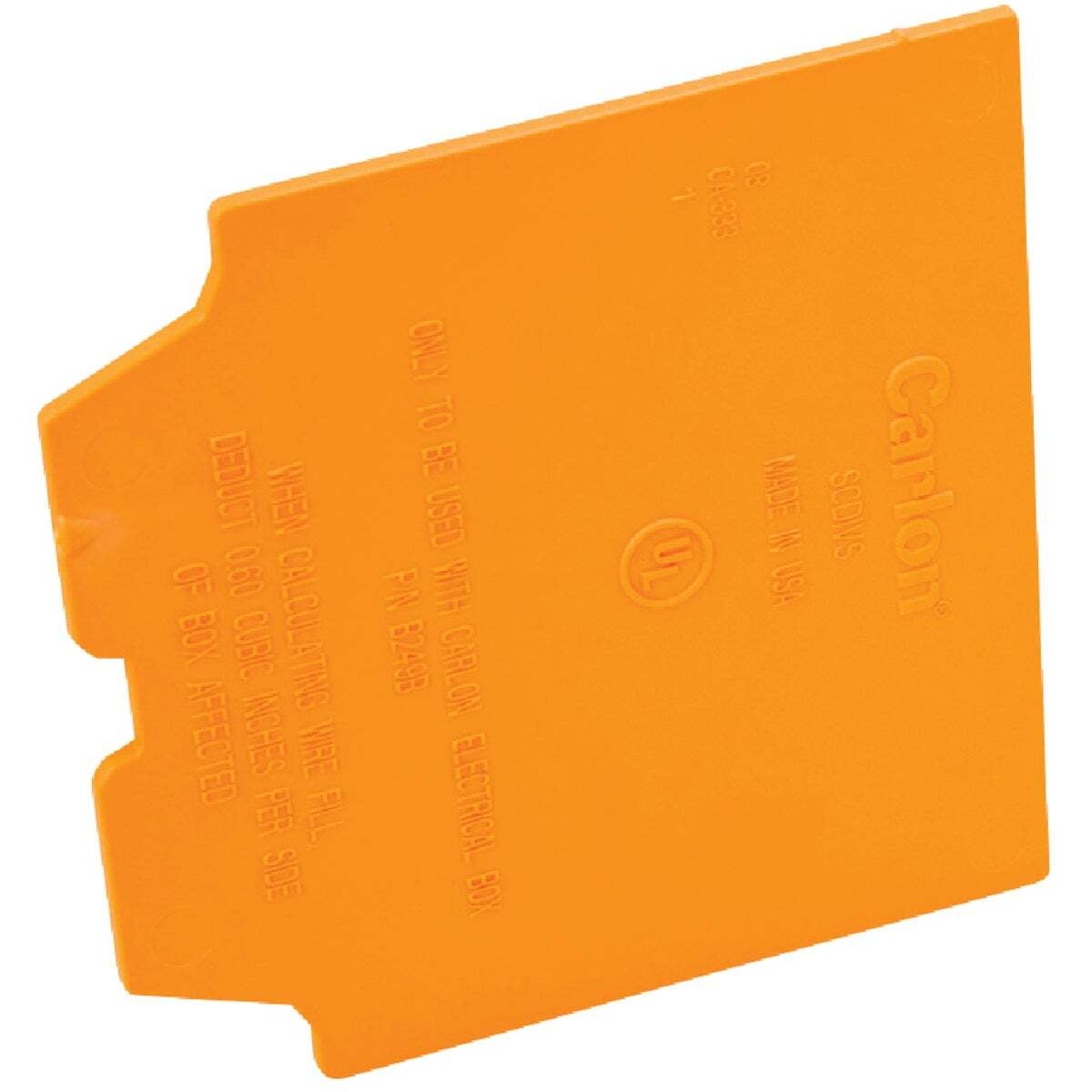 Carlon 2-Gang PVC Low-Voltage Divider Plate SCDIVS - Walmart.com