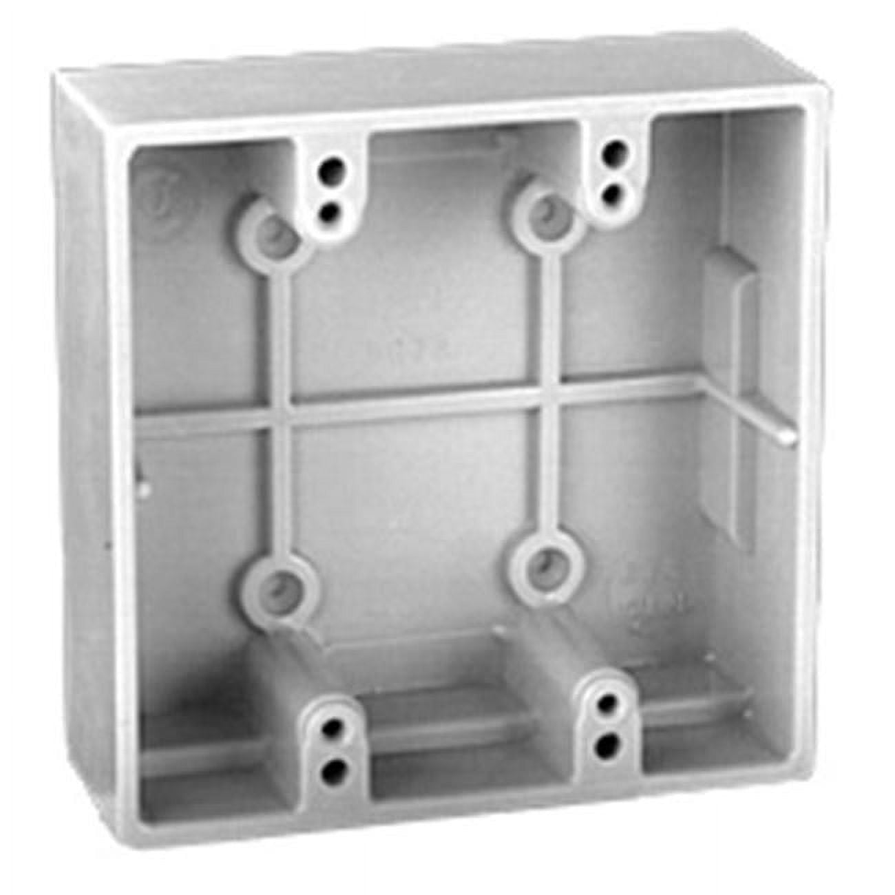 Carlon Non-Metallic Boxes - Surface mount box - ivory - 2-gang ...