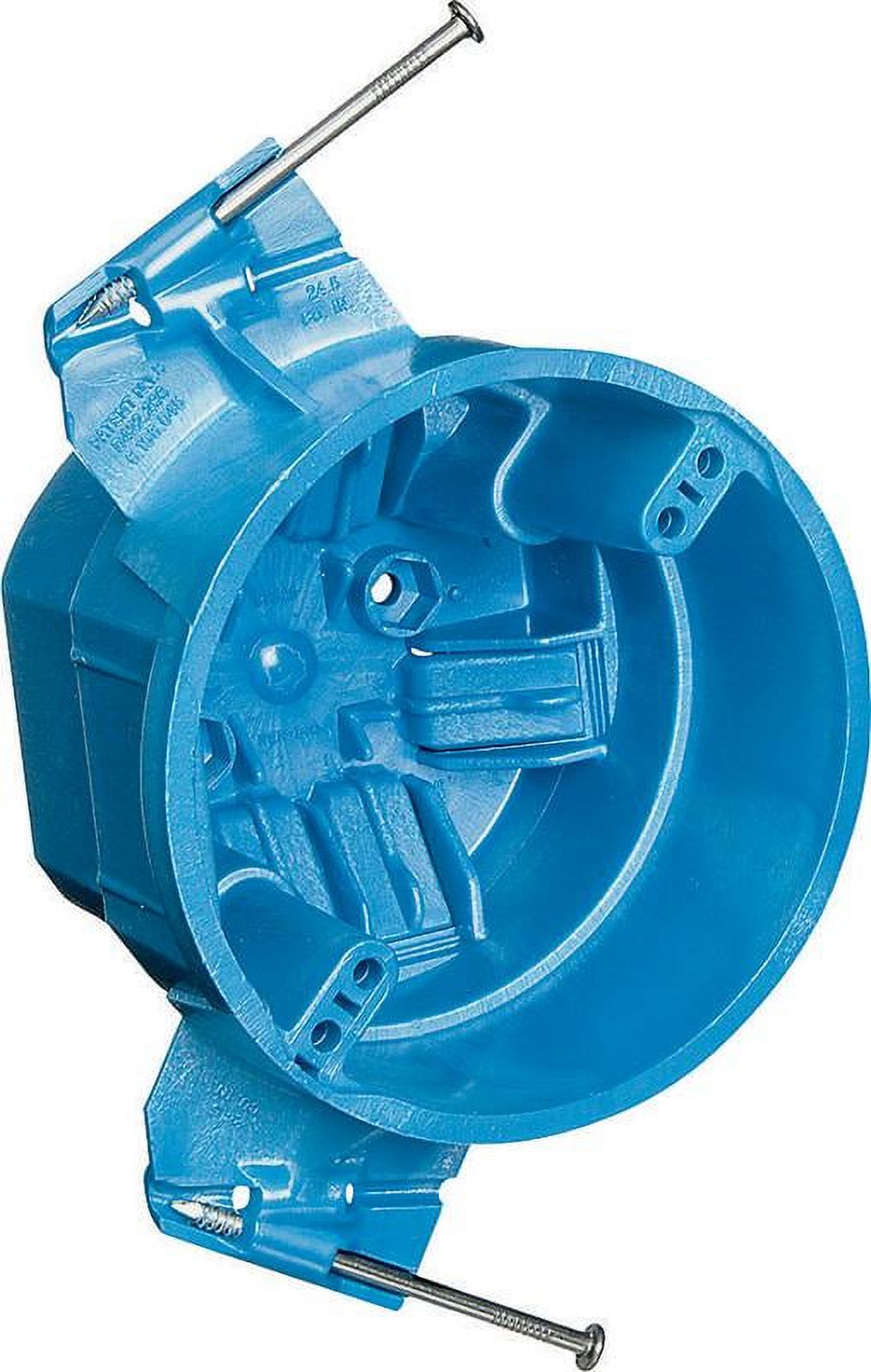Carlon 3 in. H Round 1 Gang Electrical Box Blue PVC - Walmart.com