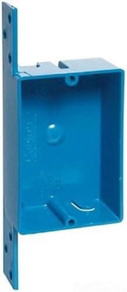 Carlon B108B-UPC Blue Single Gang New Work Shallow Switch & Outlet Box ...