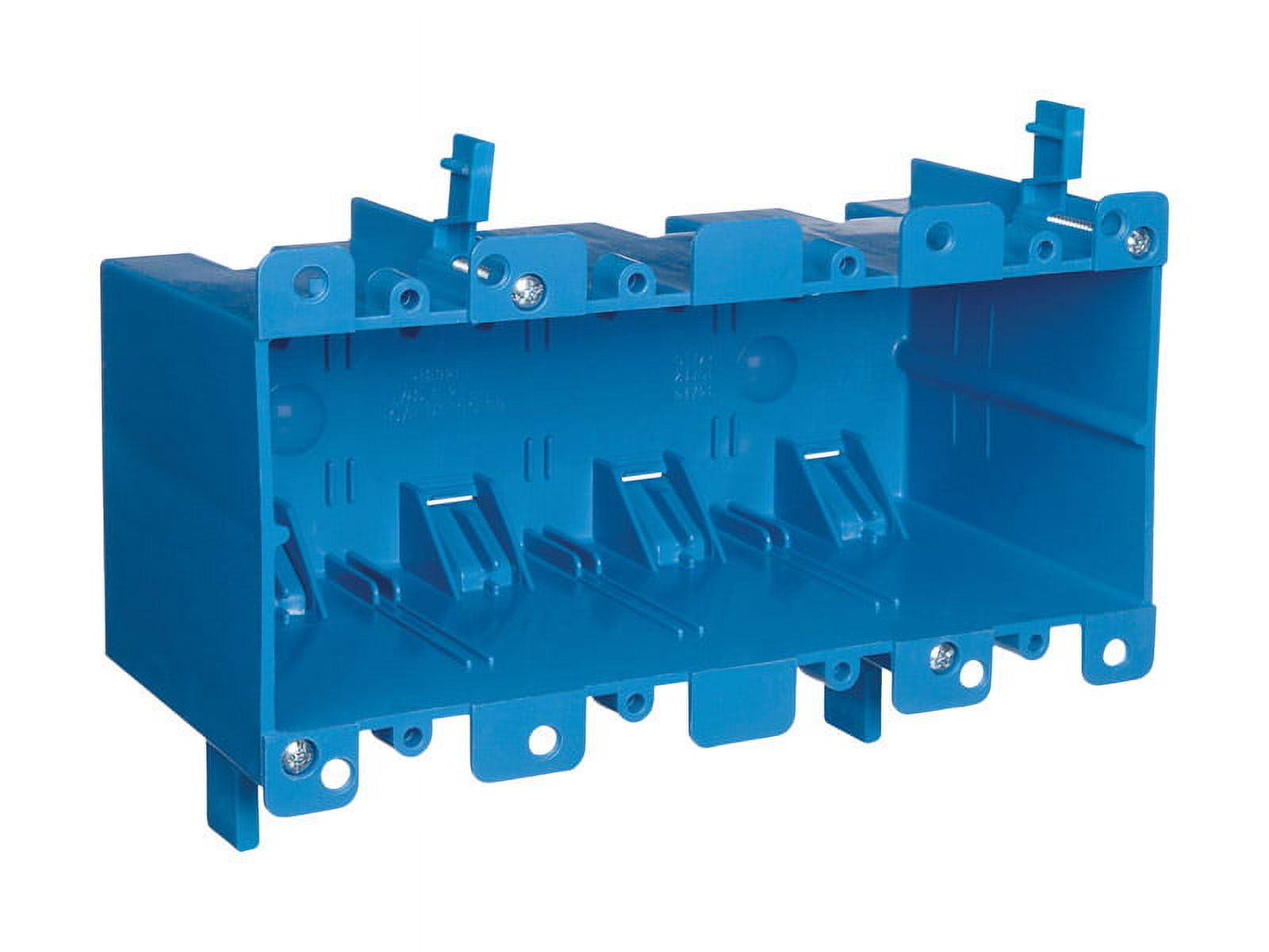 Carlon 4-Gang PVC Molded Old Work Wall Box B468R - Walmart.com