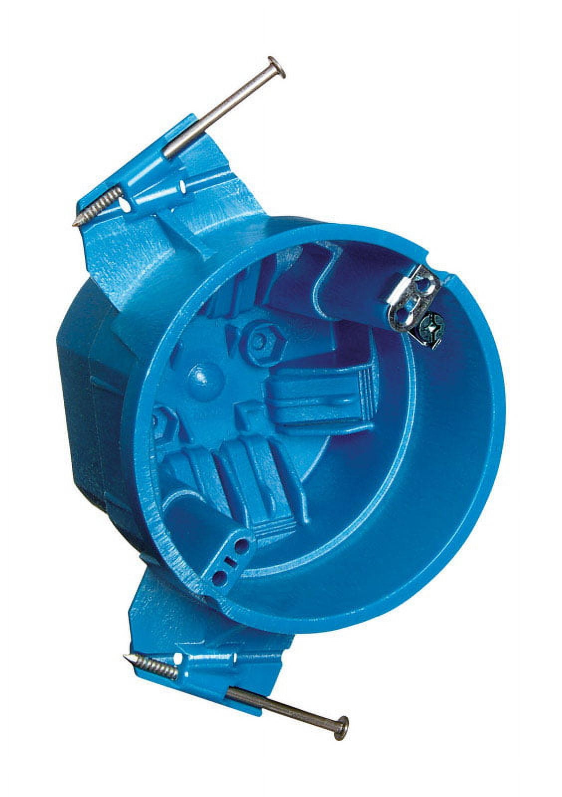 Carlon BH525P Ceiling Box, L Bracket, Nail Mounting, 4 in W, 4 in D, 3 ...